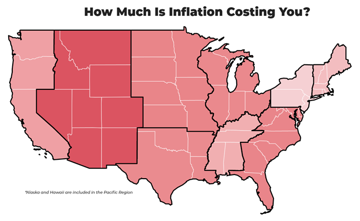 How Much is Inflation Costing You? It Depends on Where You Live - How ...